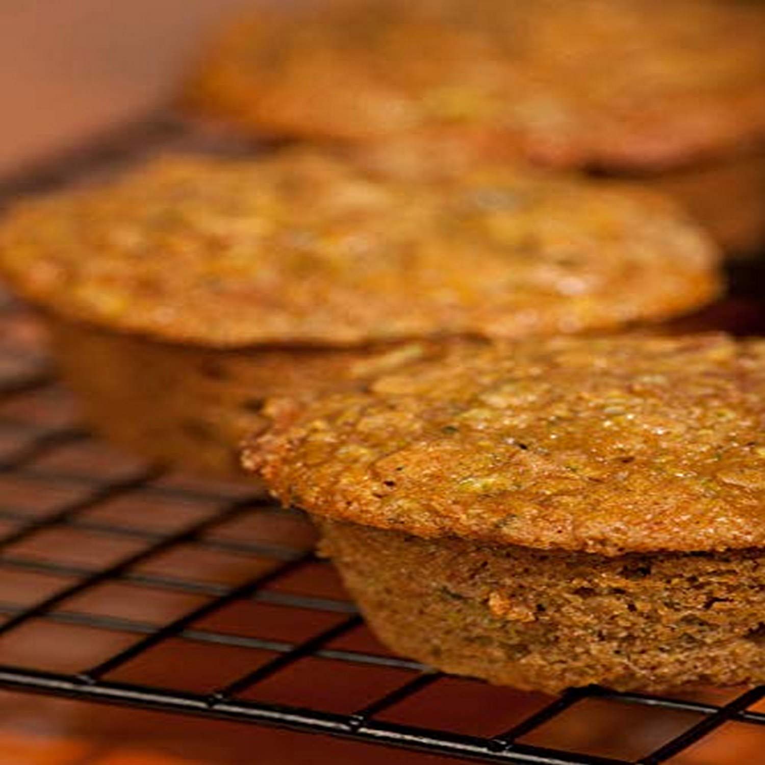 Posterazzi PDDUS48JHO1385 Freshly Baked Zucchini Muffins Cooling on a Wire Rack Photo Print, 18 x 24, Multi