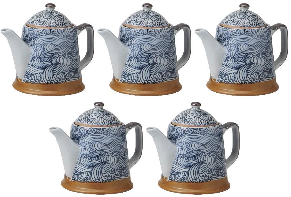 セトモノホンポ(Setomonohonpo) mgk-600596-5set-37v Pot, Blue
