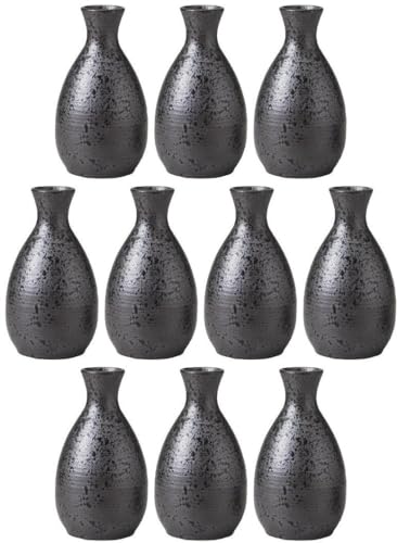 セトモノホンポ(Setomonohonpo) mgk-118058-10set-37v Tokuri, Black Iron