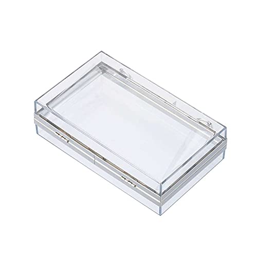 Women Clear Crossbody Purse Acrylic Transparent Clutch Bag Shoulder Handbag With Gold Chain Strap (silver)