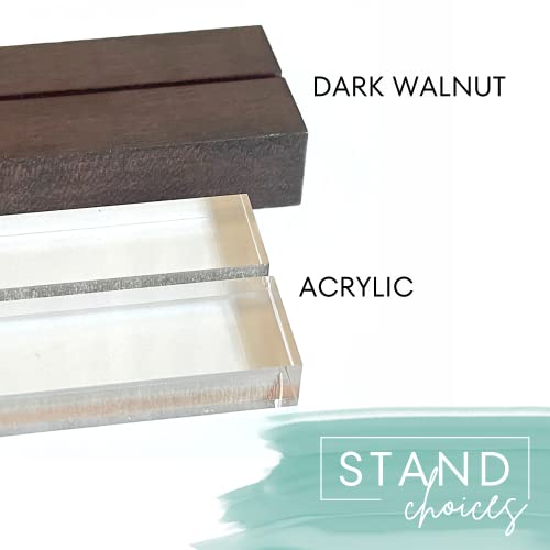 Memory Table Acrylic 8x10 Sign with Stand for Weddings | In Loving Memory Sign for Special Event on Acrylic | Lucite Table Memorial Sign (8X10, Clear Acrylic Stand)
