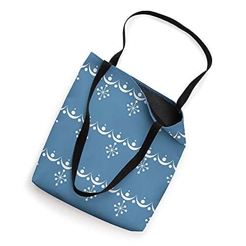 Vintage Pyrex Snowflake Garland, Mid Century Kitchen Tote Bag