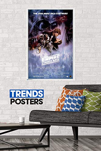 Trends International 24X36 Star Wars: The Empire Strikes Back - One Sheet 2 Wall Poster, 24" x 36", Unframed Version