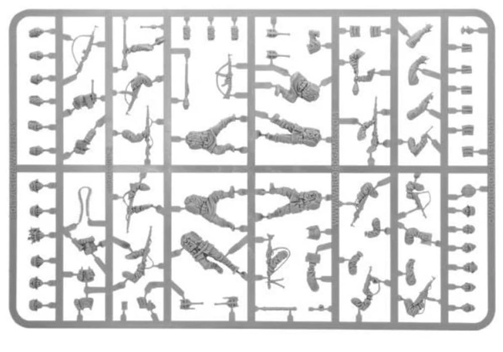 WarLord Bolt Action Waffen-SS WWII SS-Grenadier Figures 1:56 Military Table Top Wargaming Plastic Model Kit 402012101