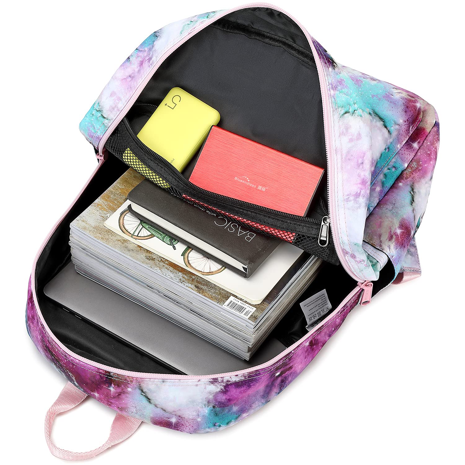 Abshoo Lightweight Galaxy School Backpacks for Teen Girls Backpack with Lunch Bag (B Galaxy)