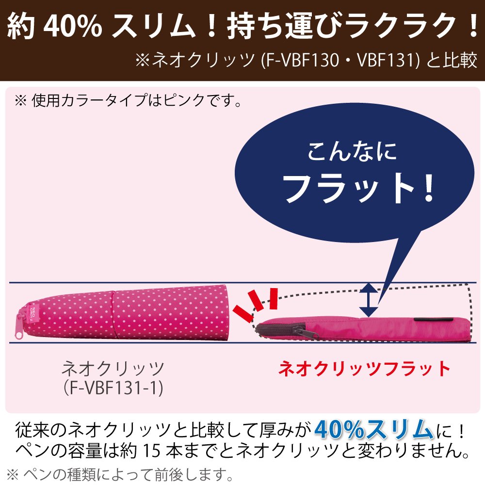 Kokuyo Pencil Case Neocritz Flat Blue (F-VBF160-3)