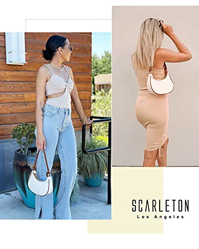 Scarleton Purses for Women, Crossbody Bags for Women, Lightweight with 2 Straps Shoulder Bag for Casual & Party, H208841 Off White