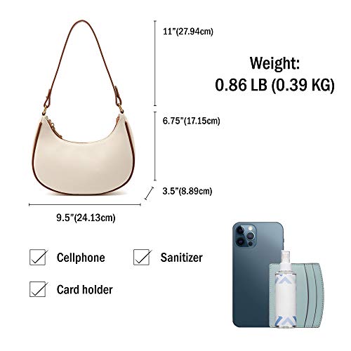 Scarleton Purses for Women, Crossbody Bags for Women, Lightweight with 2 Straps Shoulder Bag for Casual & Party, H208841 Off White