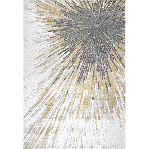 nuLOOM Amaya Abstract Area Rug, 5' x 8', Gold