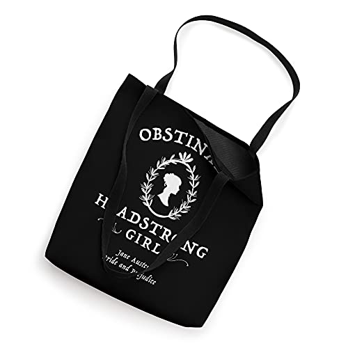 Obstinate Headstrong Girl - Pride and Prejudice Jane Austen Tote Bag