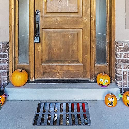 3D Stereo Vision Clown Door Mat Living Room Bedroom Coffee Table Mat Generic Halloween Carpet(15.6×23.6 INCH) (Color19)