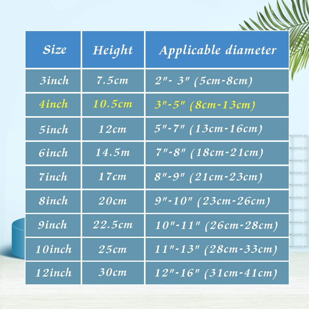 Artliving 4 Inch Black 12pcs/Set Plastic Easels Plate Display Stands Picture Frame Stand Holder