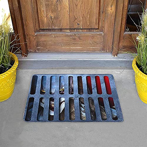 3D Stereo Vision Clown Door Mat Living Room Bedroom Coffee Table Mat Generic Halloween Carpet(15.6×23.6 INCH) (Color19)