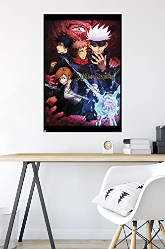 Trends International Jujutsu Kaisen-One Sheet English Wall Poster, 22.375" x 34", Unframed Version