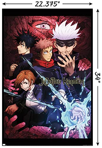Trends International Jujutsu Kaisen-One Sheet English Wall Poster, 22.375" x 34", Unframed Version