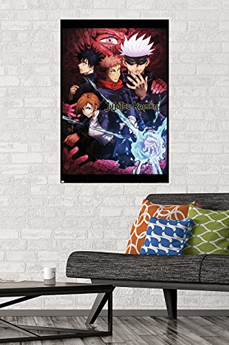 Trends International Jujutsu Kaisen-One Sheet English Wall Poster, 22.375" x 34", Unframed Version