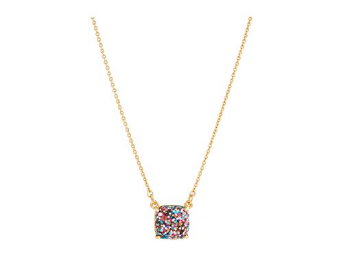 Kate Spade New York female Cause A Stir Mini Pendant Necklace Multi Glitter One Size