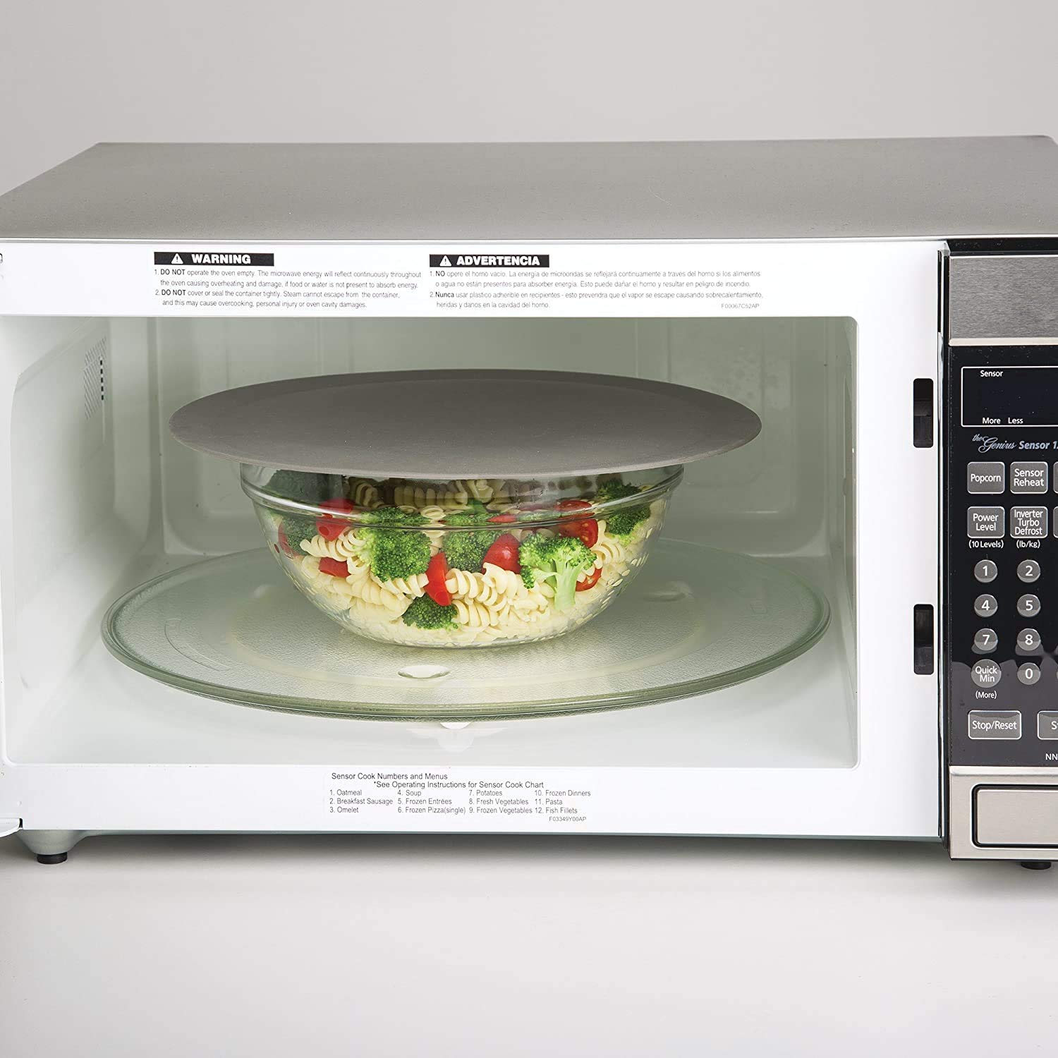 Prep Solutions Versatile Non Stick Heat Resistant Microwave Protective Hot Pad Multi Purpose Mat, 12 Inch Diameter, Beige