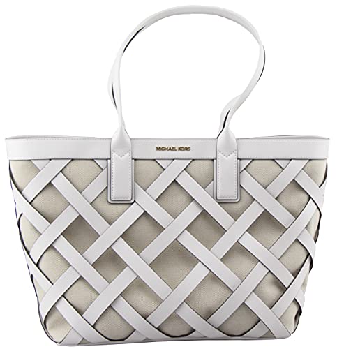 Michael Michael Kors Women's Sienna Woven Leather Large Tote Shoulder Bag, Style 35T1G4ST3C.