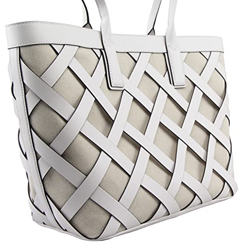 Michael Michael Kors Women's Sienna Woven Leather Large Tote Shoulder Bag, Style 35T1G4ST3C.