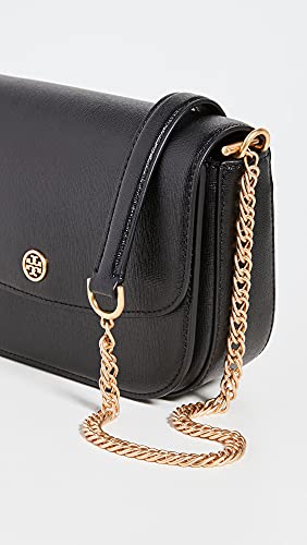 Tory Burch Women's Robinson Convertible Shoulder Bag, Black, One Size
