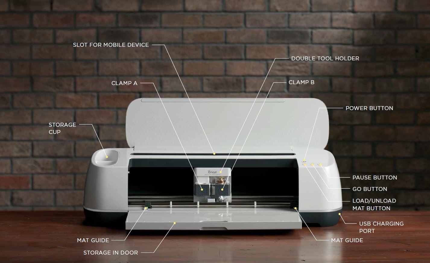 Cricut Maker - Smart Cutting Machine - With 10X Cutting Force, Cuts 300+ Materials, Create 3D Art, Home Decor & More, Bluetooth Connectivity, Compatible with iOS, Android, Windows & Mac, Champagne