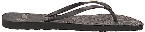 Roxy Women's Viva Stamp II Sandal, Open Yellow, 9