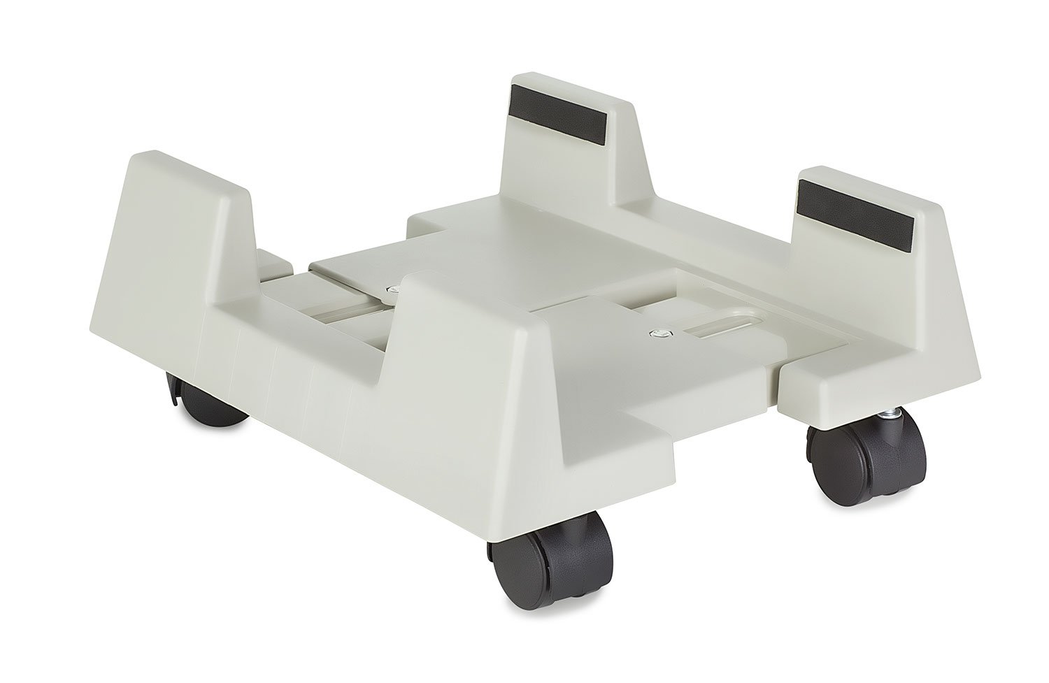 Mount-It! CPU Stand with Wheels, Adjustable Width Computer Cart, Universal Design Fits Desktop PC Tower ATX, Locking Wheels, 6-10.2" Wide 60 Lbs Capacity