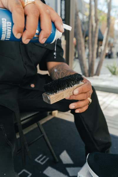 Shoe MGK Leather Care Kit - Conditioner Cream, Shoe Cleaner, Shoe Brush, Shoe Shine Sponge