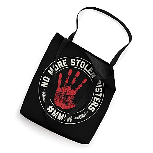 No More Stolen Sisters MMIW Missing Murdered Indigenous Girl Tote Bag