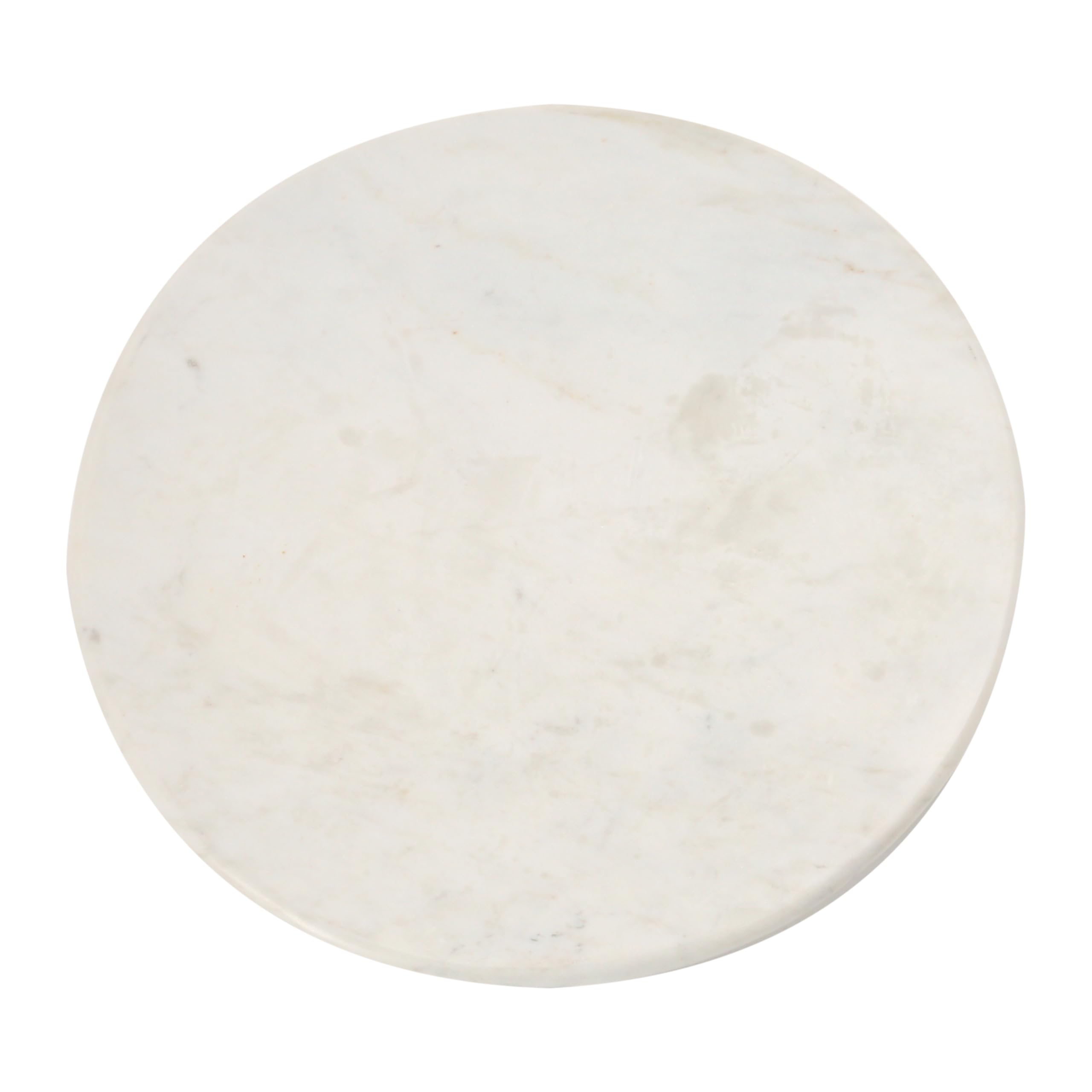 Creative Co-Op Marble, White Lazy Susan