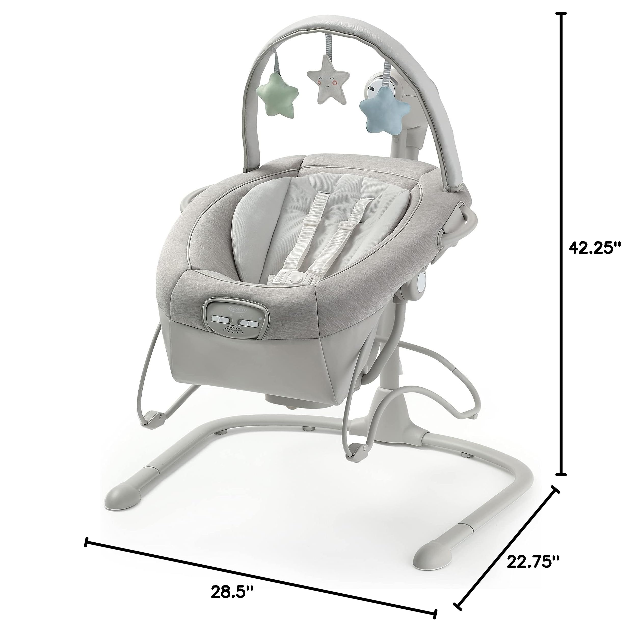 Graco Soothe 'n Sway LX Swing with Portable Bouncer, Modern Cottage Collection