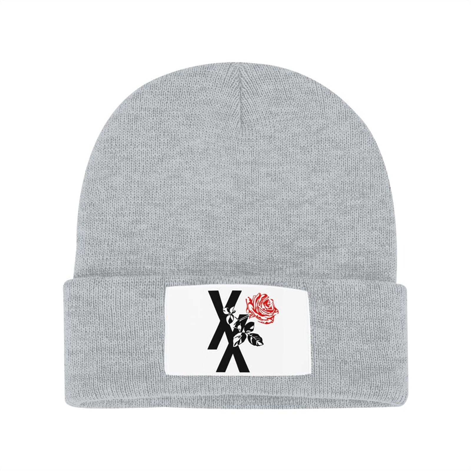 Knit Hat Beanie Cap Casual Skull Caps Hip-Hop Hats Multifunctional Headwear Unisex Gray