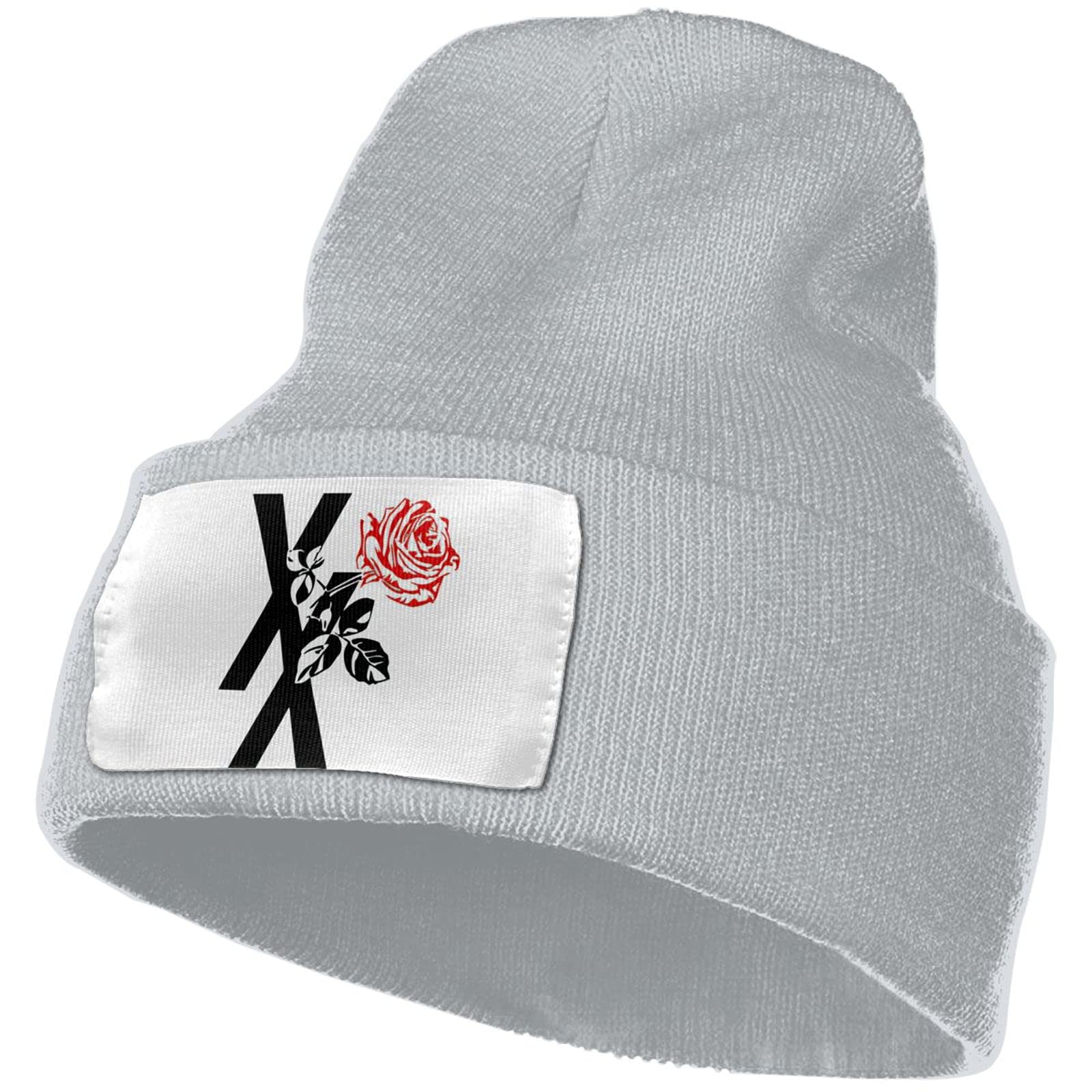 Knit Hat Beanie Cap Casual Skull Caps Hip-Hop Hats Multifunctional Headwear Unisex Gray