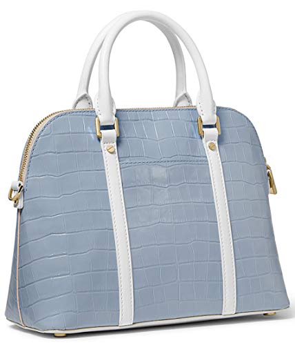 MICHAEL Michael Kors Bedford Legacy Medium Dome Satchel Pale Blue Multi One Size