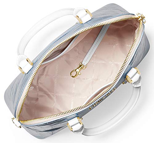 MICHAEL Michael Kors Bedford Legacy Medium Dome Satchel Pale Blue Multi One Size