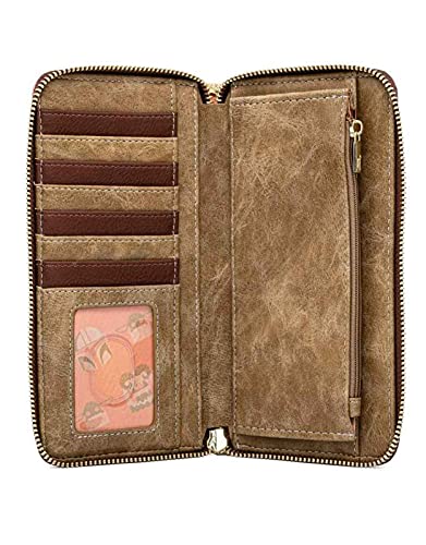 Loungefly x Star Wars The Mandalorian Bantha Ride AOP Zip Around Wallet