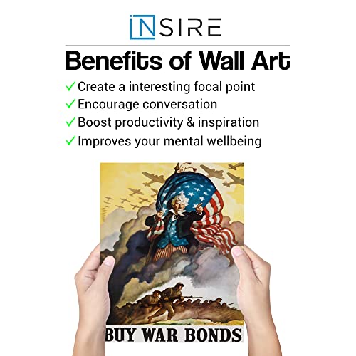 WW2 Poster WW2 Propaganda Poster WW2 Memorabilia - Set of 5 (8x10") Military Posters WW2 Posters WW2 Wall Art Army Poster, World War 2 Poster Propaganda Posters WW2 Wall Decor WWII Posters - Unframed