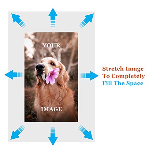 Laoife Custom Canvas Upload Images, Personalized Photo to Canvas Digitally Print Wall Art, Personalized Canvas Pictures for Kid Lover Pet Family, Canvas Framed(20x30 inch)