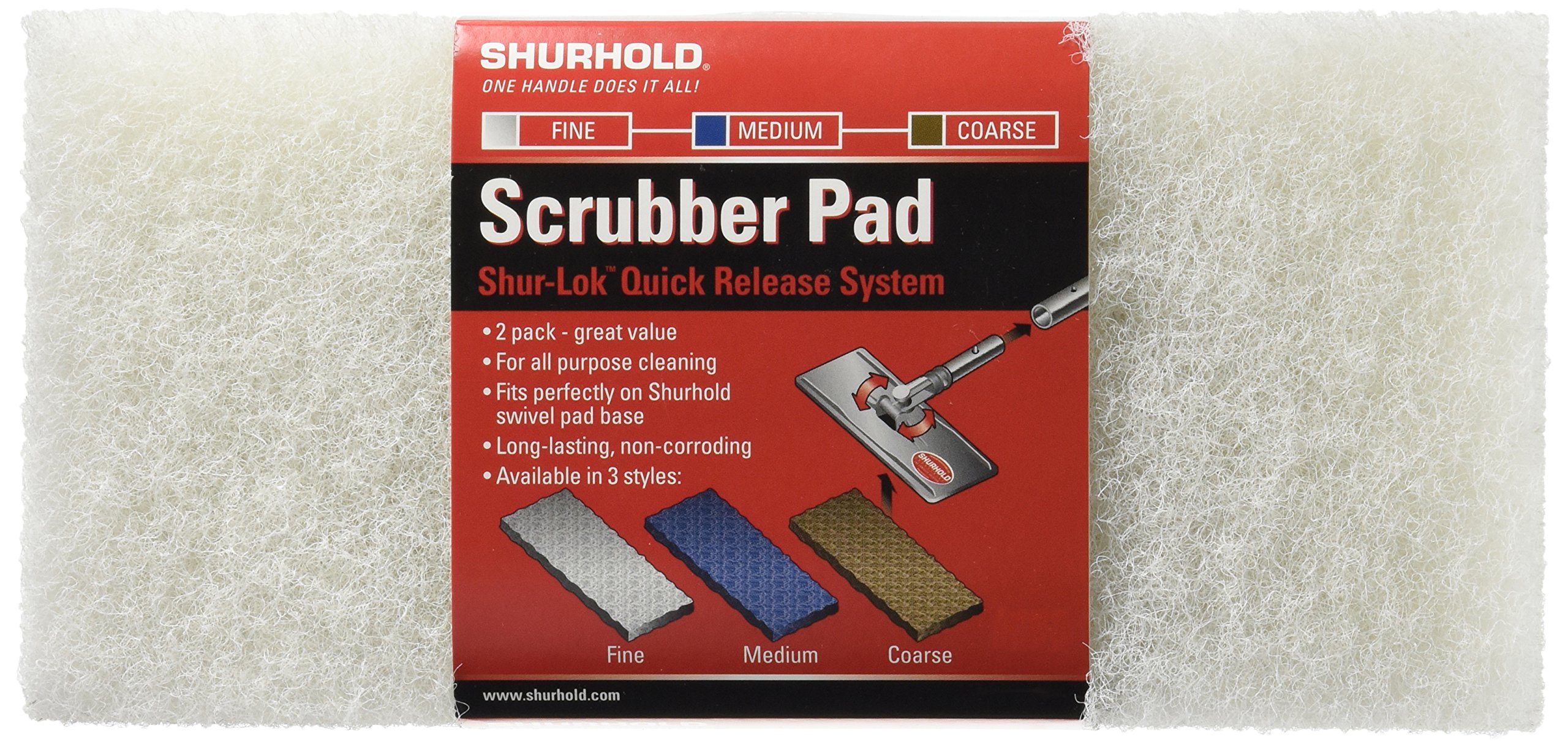 Shurhold 1701 Fine Scrubber Pad, (Pack of 2)