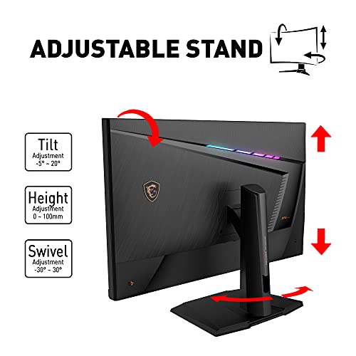 MSI Full QHD Anti-Glare 1ms 2560 x 1440 175Hz Refresh Rate HDR Ready USB/DP/HDMI 31.5” Monitor (Optix MPG321QRF-QD)