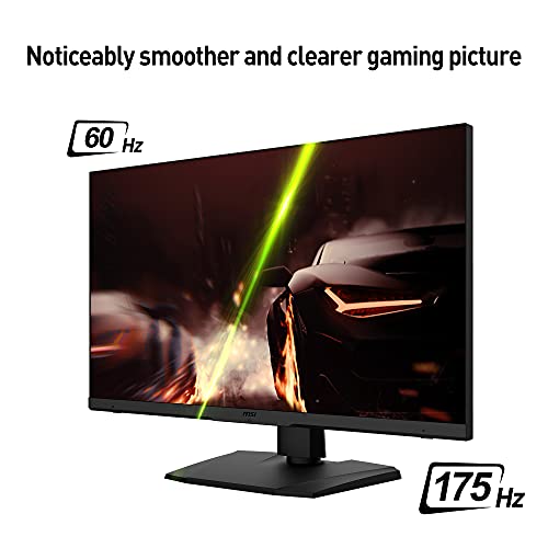 MSI Full QHD Anti-Glare 1ms 2560 x 1440 175Hz Refresh Rate HDR Ready USB/DP/HDMI 31.5” Monitor (Optix MPG321QRF-QD)