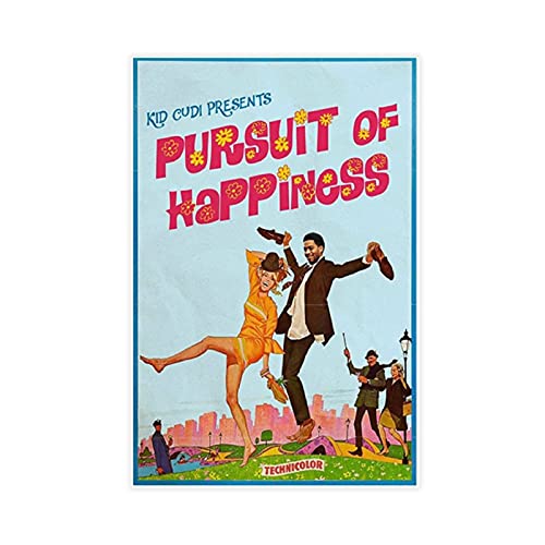 JHGSD Kid Cudi Poster Pursuit of Happiness, Man on The Moon Album Poster Vintage art Canvas Poster Bedroom Decor Sports Landscape Office Room Decor Gift DONGDA Poster 16×24inch(40×60cm)
