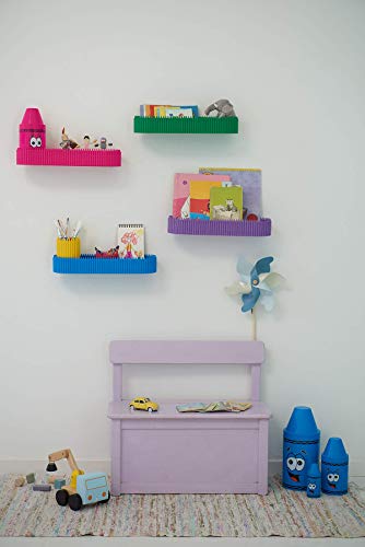 Room Copenhagen, Crayola Crayon Shelf β Wall Mounted or Tabletop Storage β Mountain Meadow