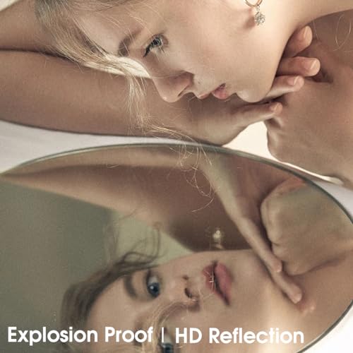 BEVERDY 63" x 24" Full Length Mirror with Stand, Full Length Mirror Wall Mounted, Floor Mirror, Irregular Wavy Mirror, Flannel Wrapped Wooden Frame Mirror, Full Body Mirror, Black