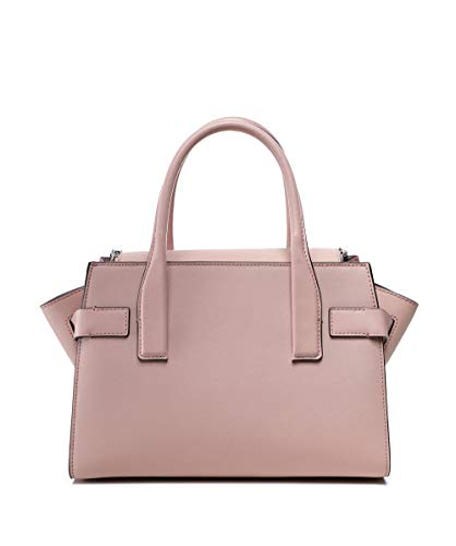 Michael Kors Women's Carmen Small Saffiano Leather Belted Satchel Pink One Size
