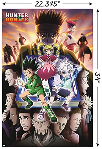 Trends International X Hunter-Book Key Art Wall Poster, 22.375" x 34", Unframed Version