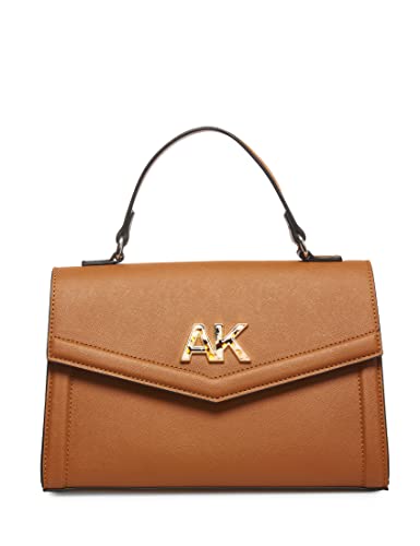 Anne Klein womens Anne Klein Flap Top handle satchel, Potters Clay, One Size US