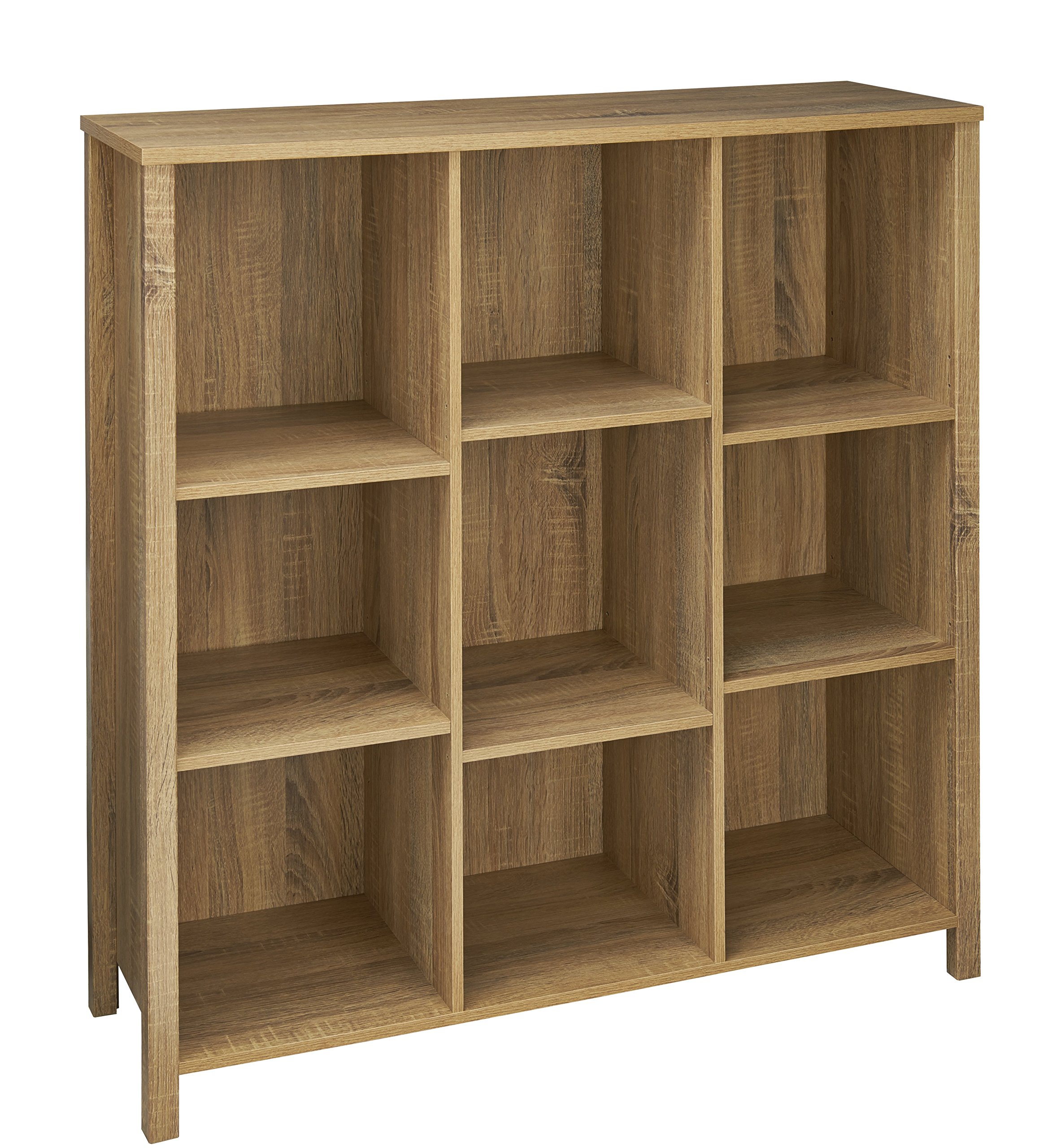 ClosetMaid 16056 Premium Adjustable 9-Cube Organizer, Weathered Oak