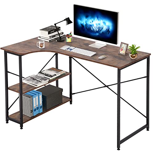Computer Desk Office Desk Gaming Desk Extra Large 47āx 28.7" Black Modern Student Girl Kids Study PC Simple Executive Table Workstation for Small Space